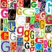 Multicolor Single Letter G-g, Printable Digital Single Letter Series ...