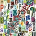 Magazine Cutout Letters: Colorful Collage Alphabet (JPG Digital Sheet ...