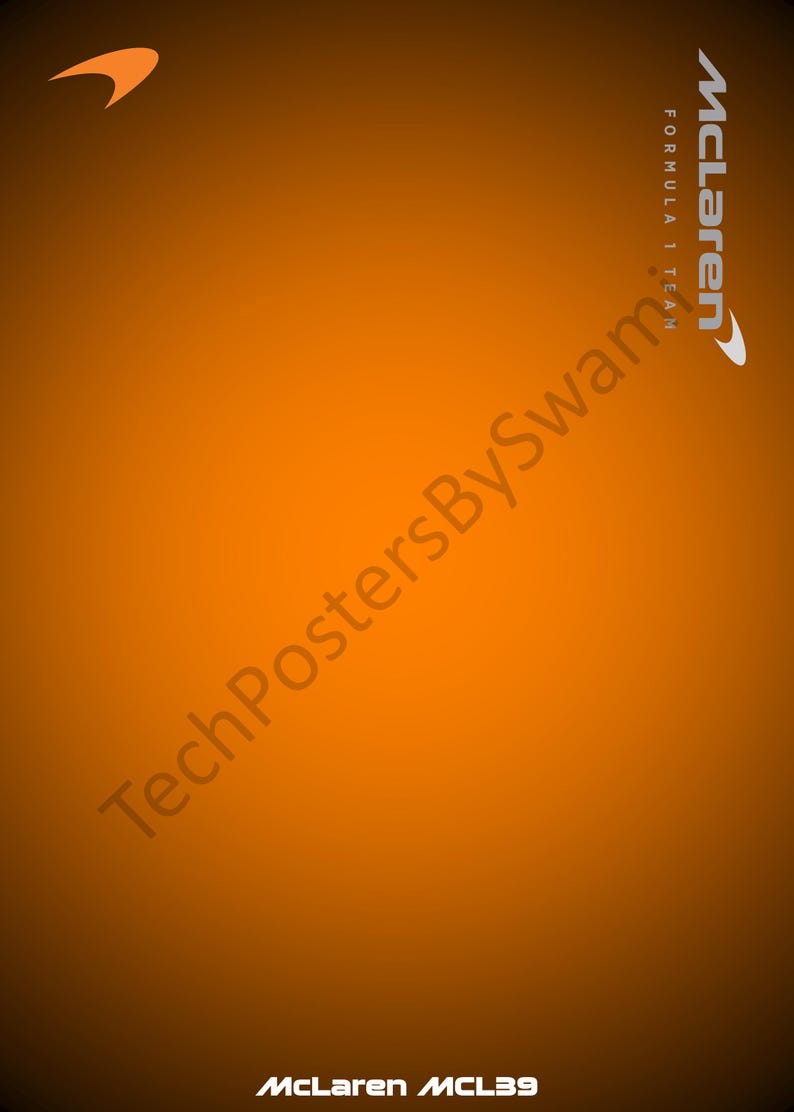 Digital Wall Poster for Technic Mclaren MCL39 Formula 1 (42228) - Etsy