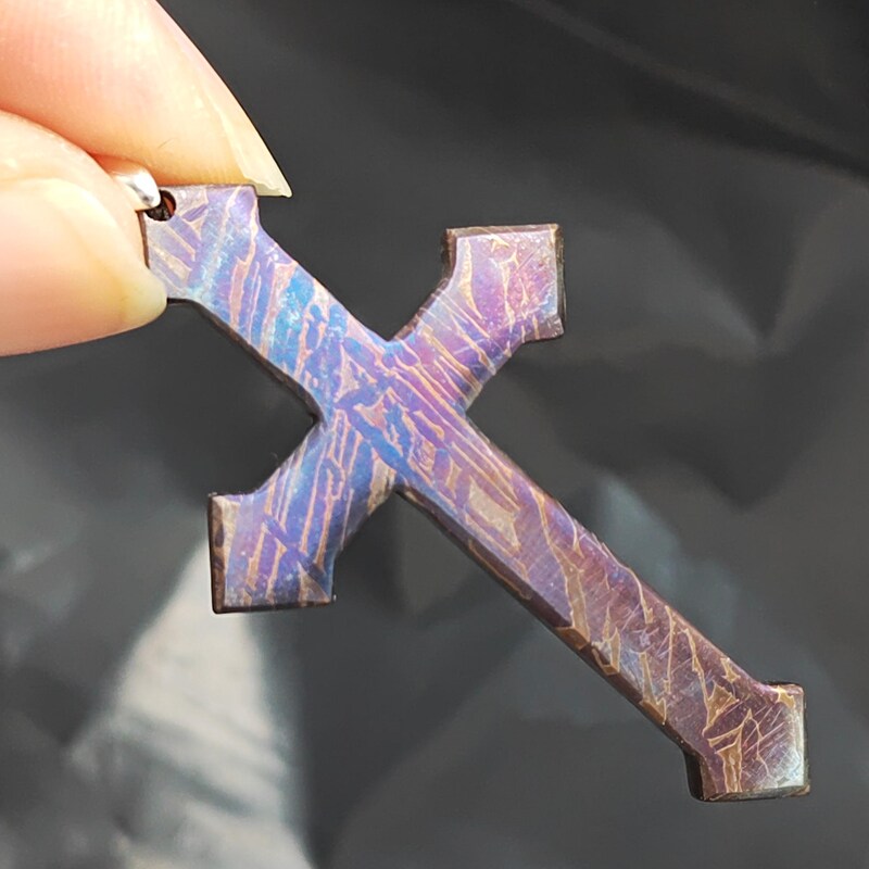 Meteorite Cross - Etsy
