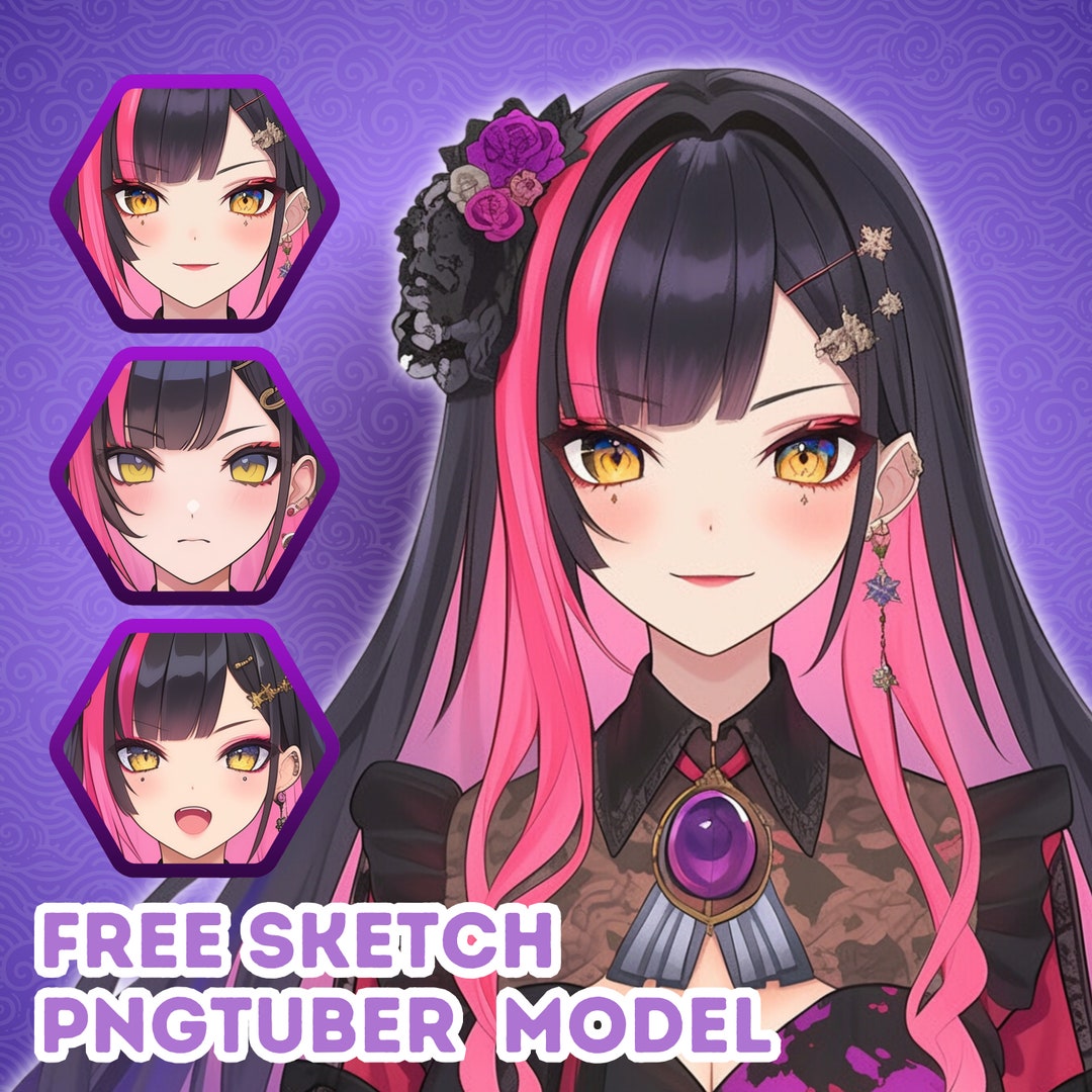 Custom PNGTUBER Pngtuber Pngtuber Character PNG Model Pngtuber for ...