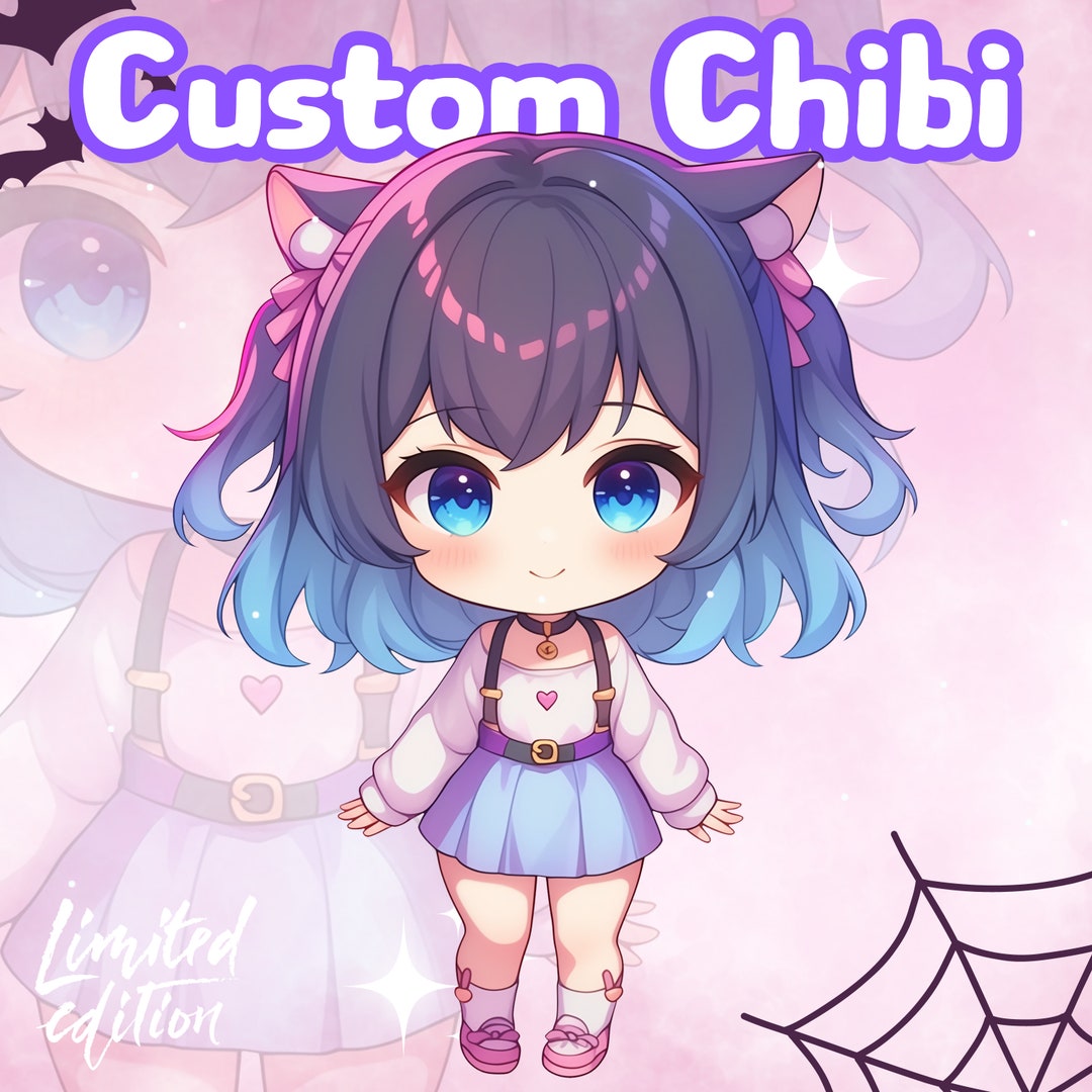 CUSTOM CHIBI, Cartoon, Fanart, Original Character Anime Pngtuber ...