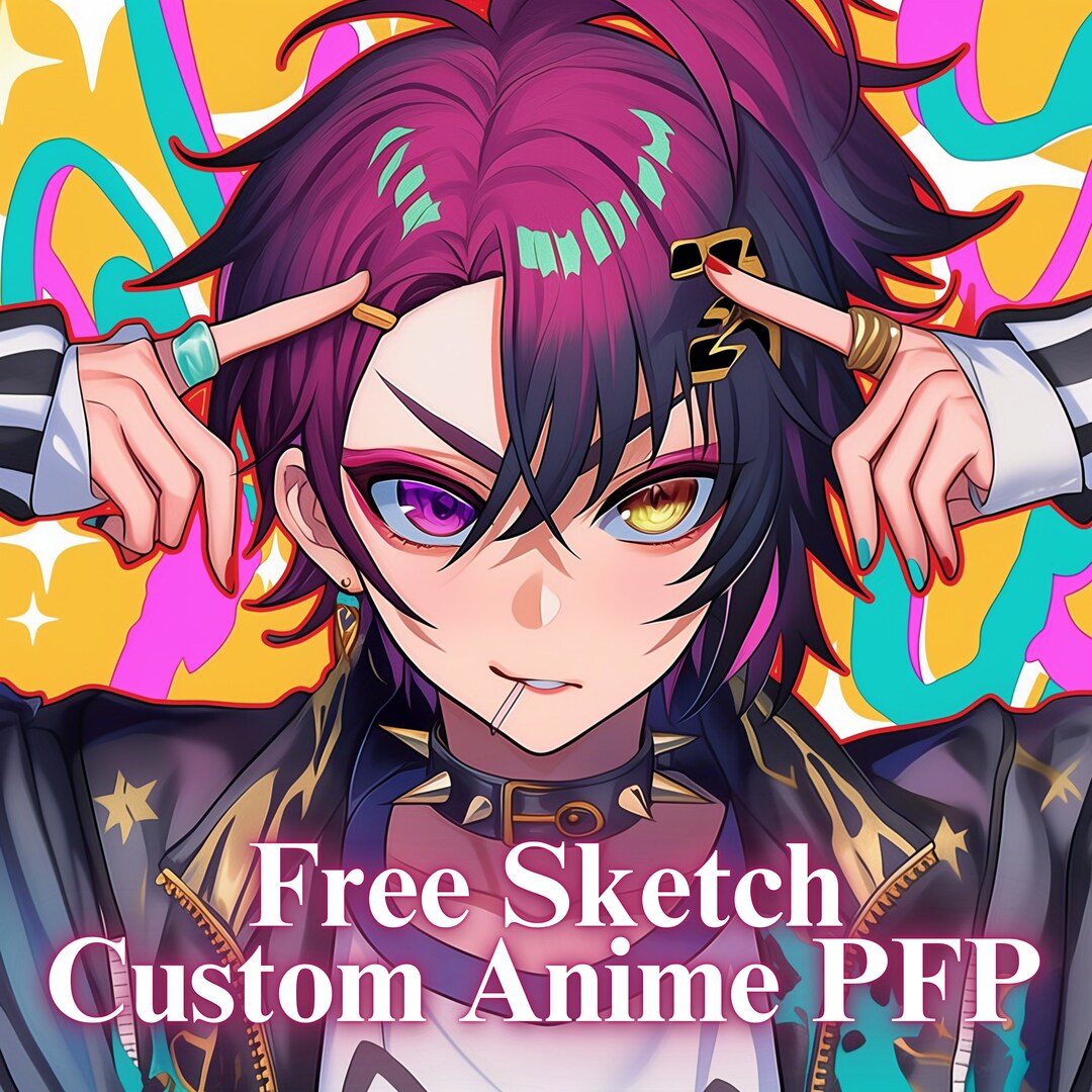 Custom PFP Art PFP Profile Icon Anime Potrait Profile Picture Anime ...