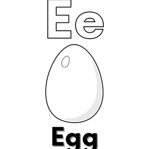 My First Alphabet Coloring Book - Etsy