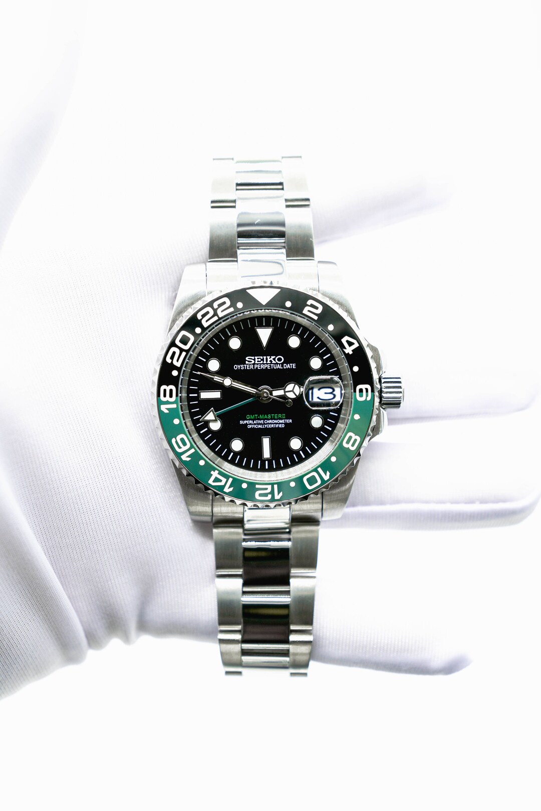 Custom Modded Gmt-master Seiko Movement sprite 41mm - Etsy