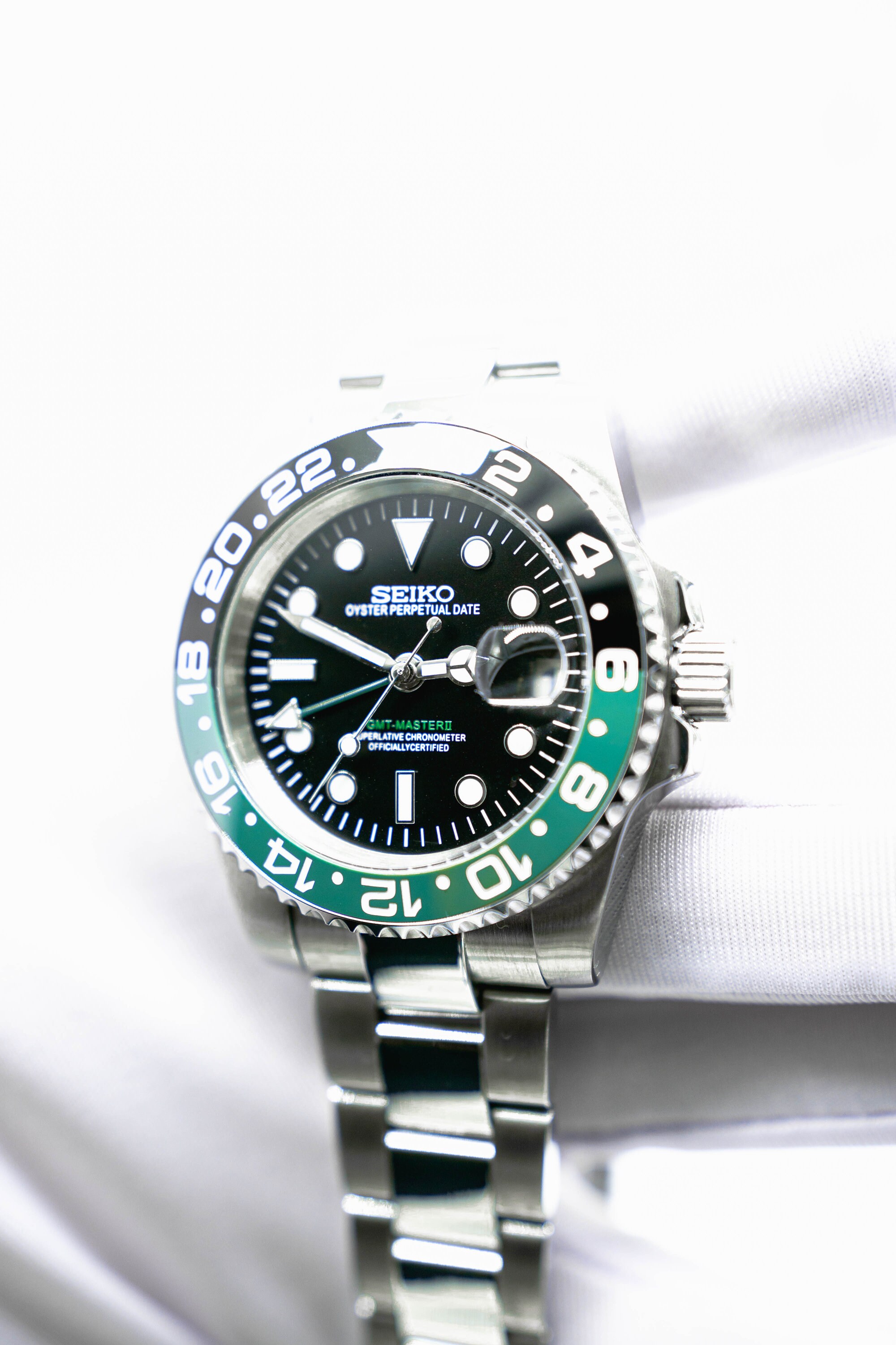Custom Modded Gmt-master Seiko Movement sprite 41mm - Etsy