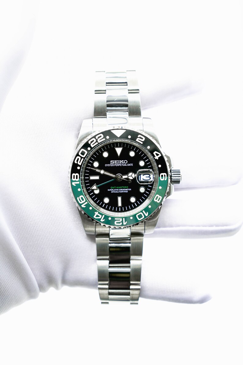 Custom Modded Gmt-master Seiko Movement sprite 41mm - Etsy