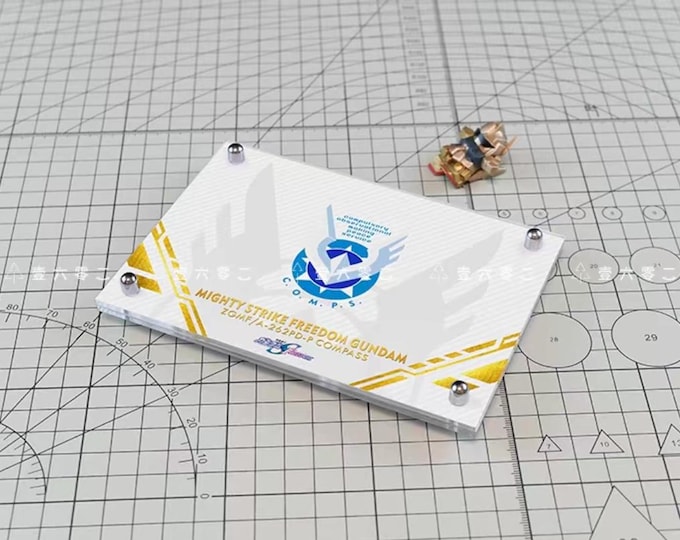 Custom Acrylic Gunpla Action Base (action Stands Included) - Seed ...