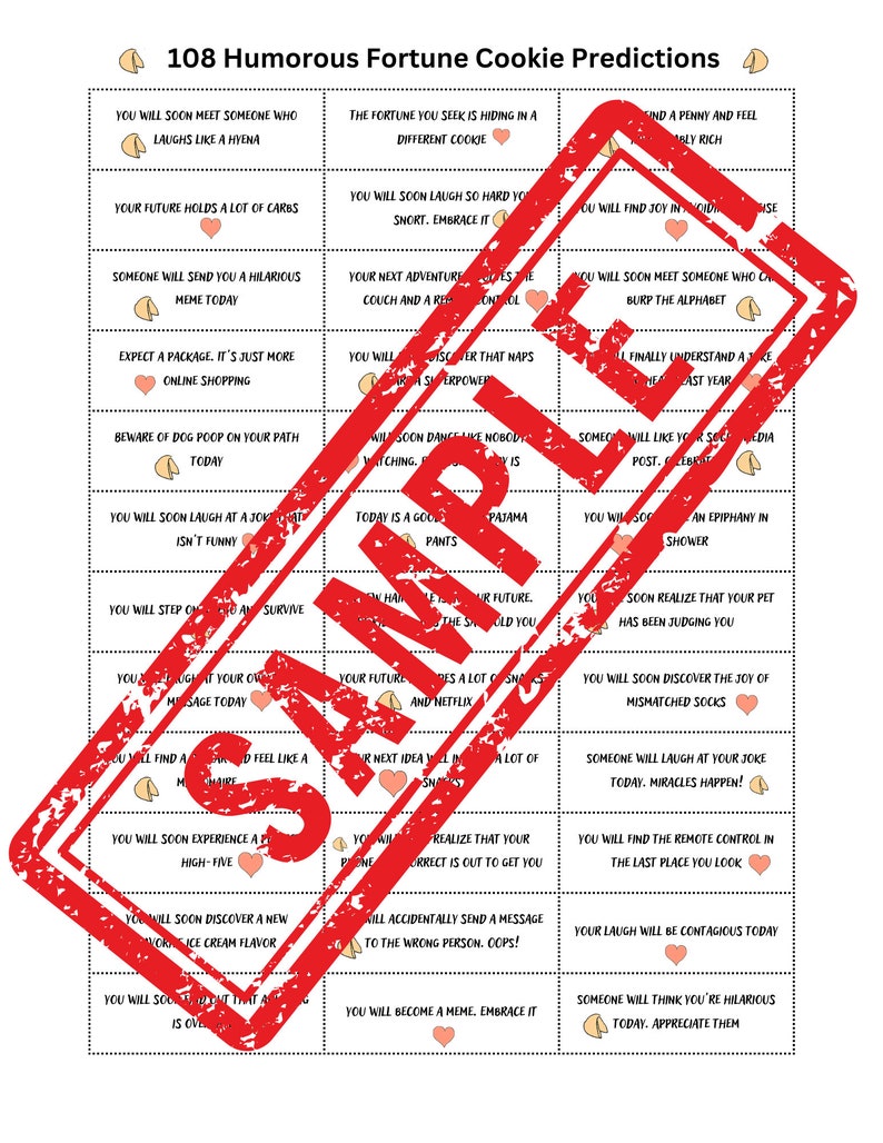 216 Different, Funny, and Positive Fortune Cookie Predictions | Digital ...