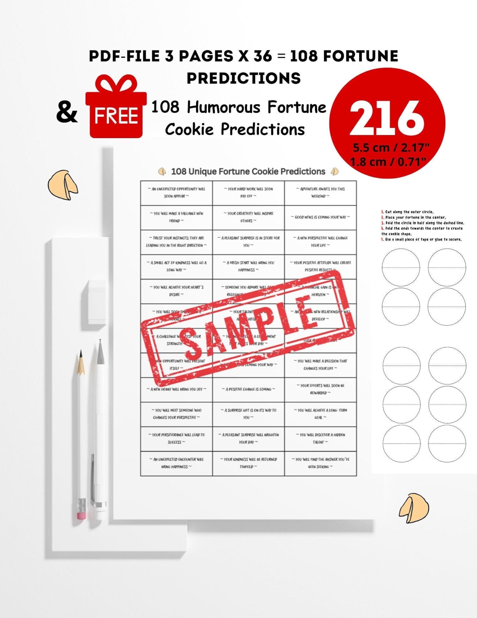 216 Different, Funny, and Positive Fortune Cookie Predictions | Digital ...