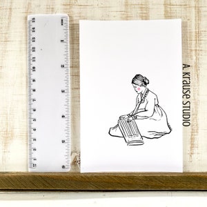 Korean Hanbok & Gayageum Art, Korean Culture Art Print, Korean Heritage ...