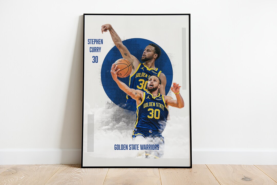 Stephen Curry Poster, Golden State Warriors Poster, NBA Poster, Sports ...