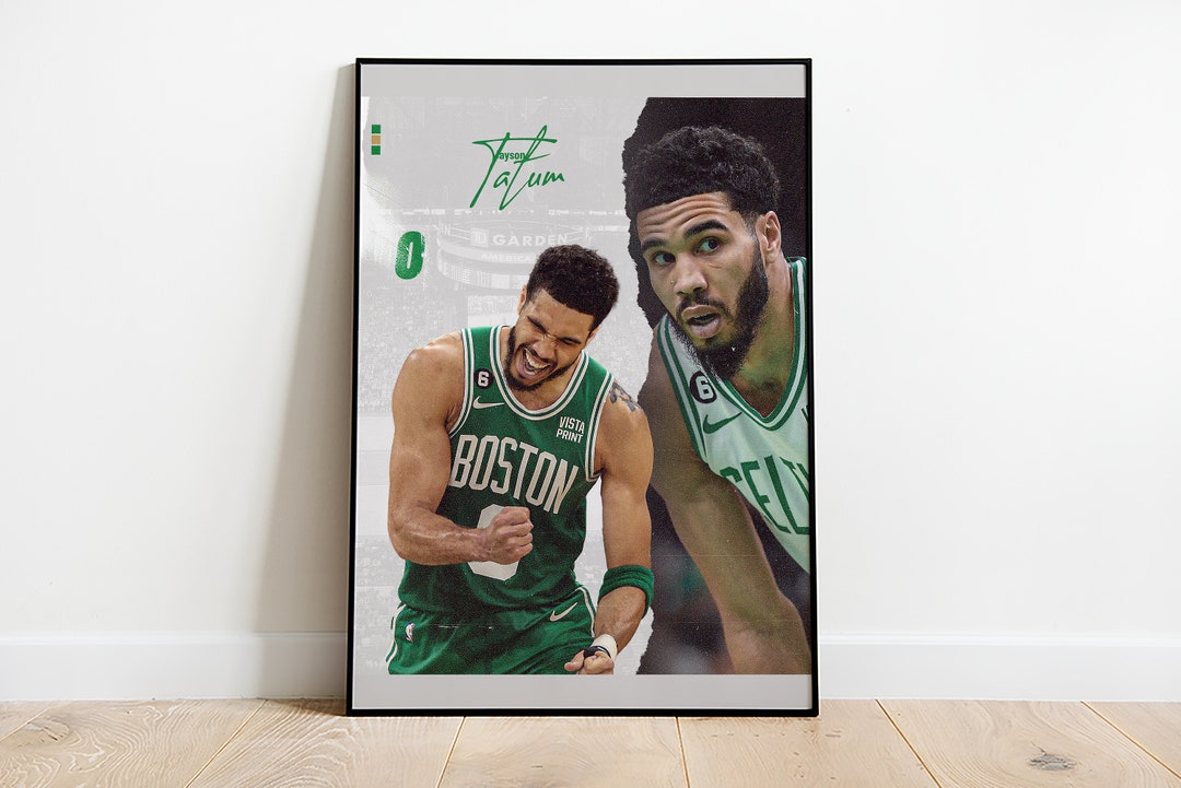 Jayson Tatum Poster DIGITAL PRINT, Boston Celtics Poster, NBA Poster ...