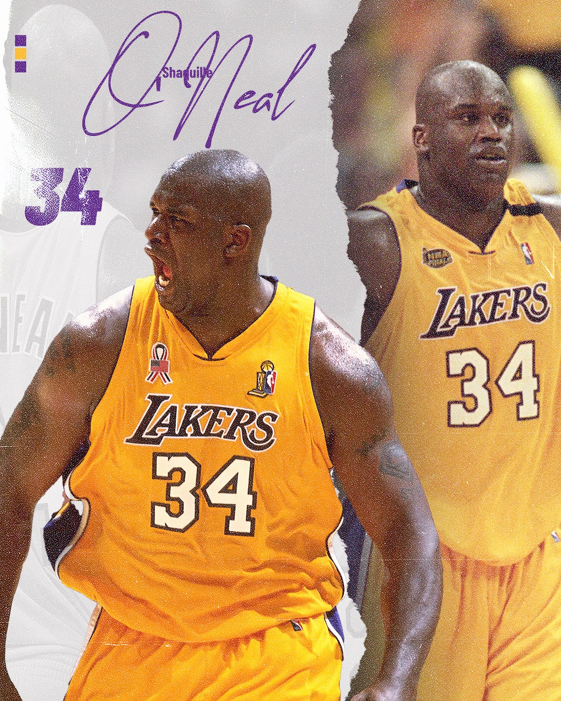 Kobe Bryant & Shaq Lakers Digital Print | NBA Legends | Instant ...