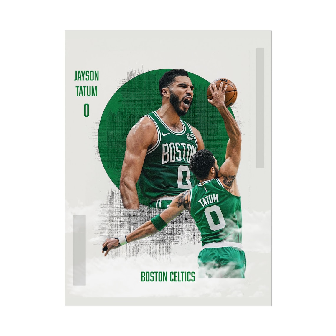 Jayson Tatum Poster, Boston Celticsposter, NBA Poster, Sports Poster ...