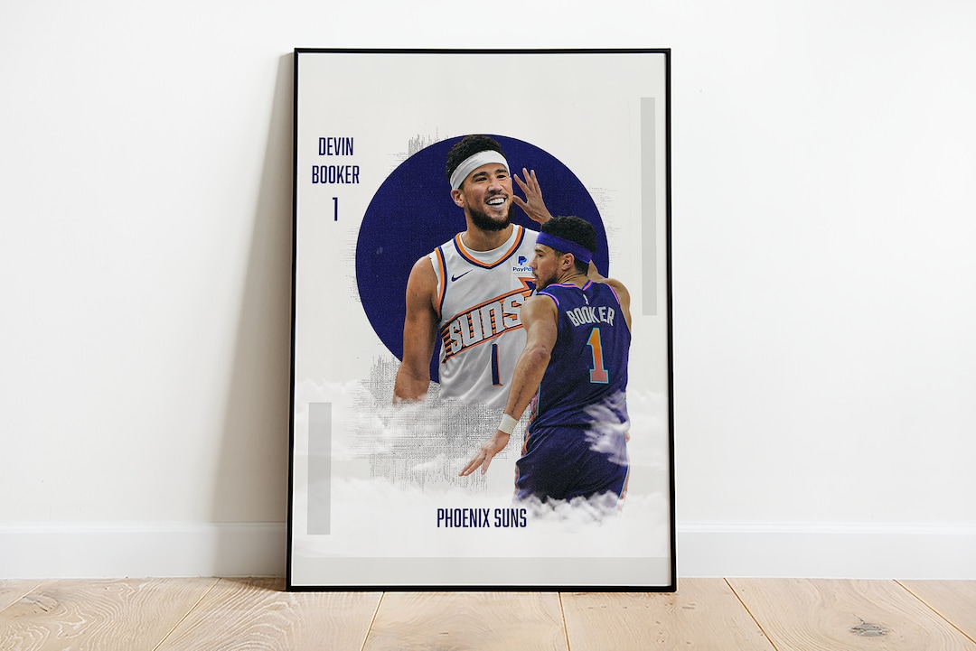 Devin Booker Poster, Phoenix Suns Poster, NBA Poster, Sports Bedroom ...