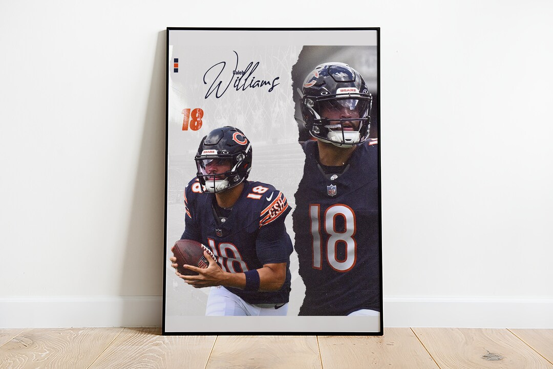 Caleb Williams Poster DIGITAL PRINT, Chicago Bears Poster, NFL Poster ...