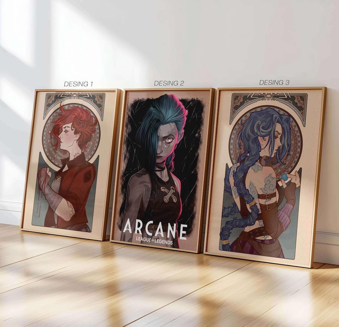 Arcane Tv Series Poster, League of Legens, Gaming Gifts, Gaming Room ...