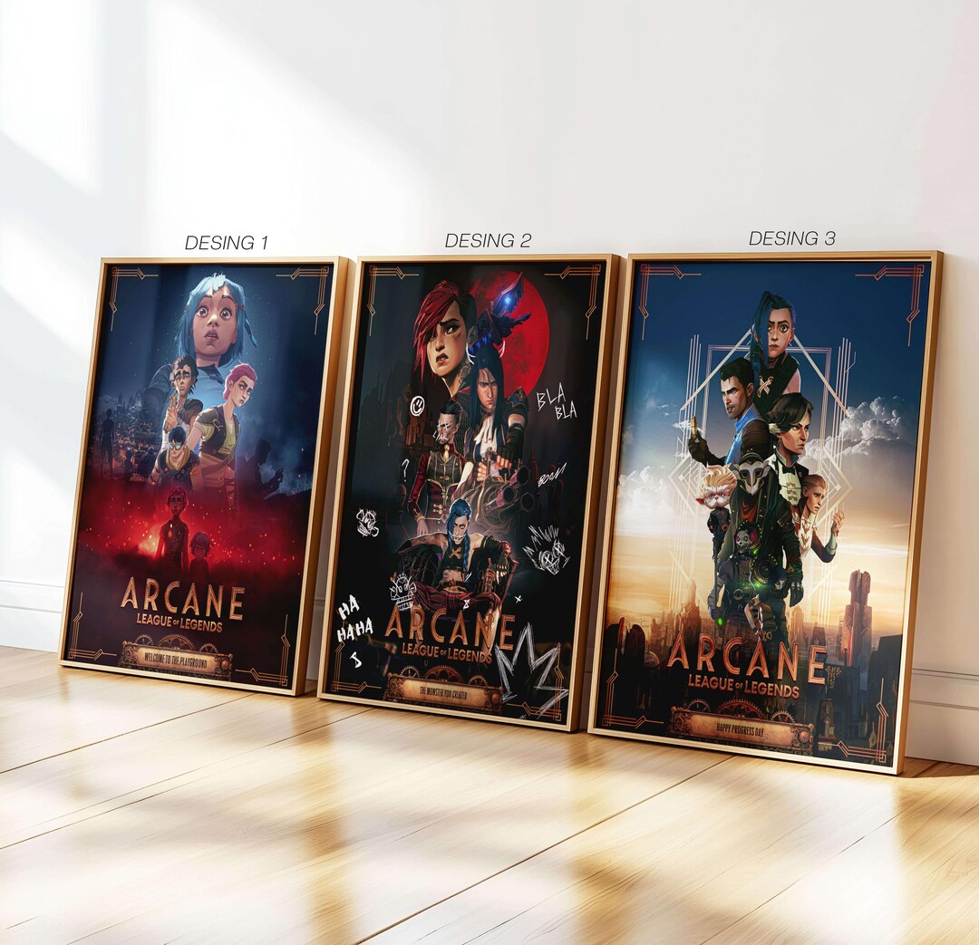 Epic Arcane Poster | League of Legends Wall Art | Anime-inspired Decor ...
