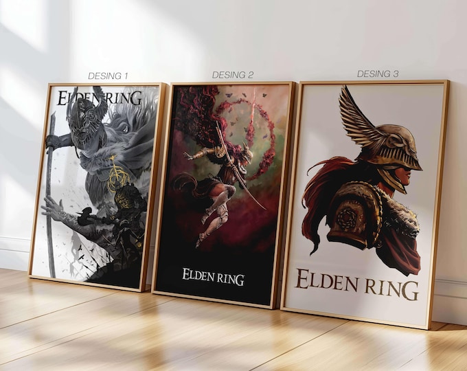 Elden Ring Wall Art, the Lands Between Poster, Minimalistic Videogame ...