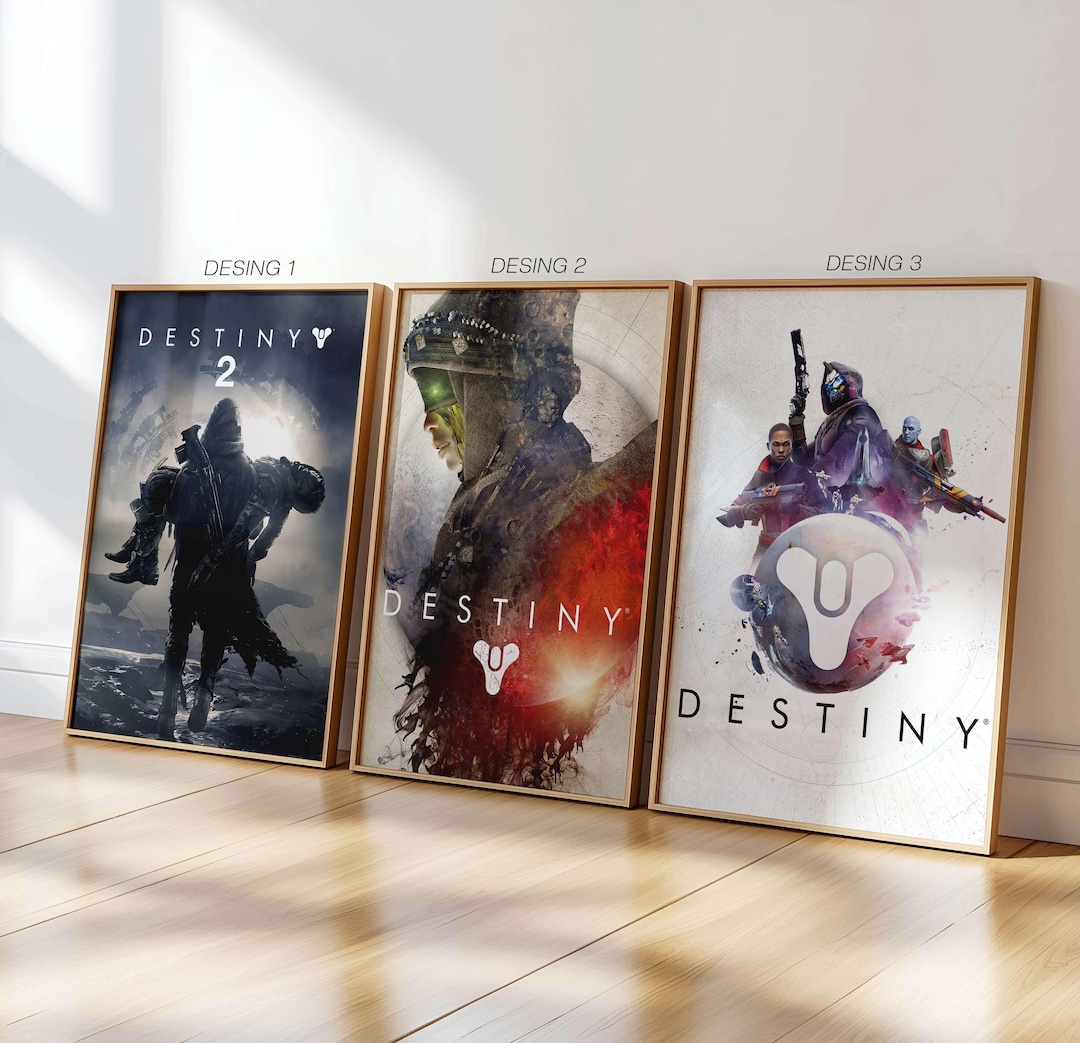 Destiny Game Poster Gaming Art Print Game Room Decor Unique Gift for ...