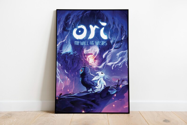 Ori and the Blind Forest Poster | Gaming Decor | Retro Print | Wall Art ...