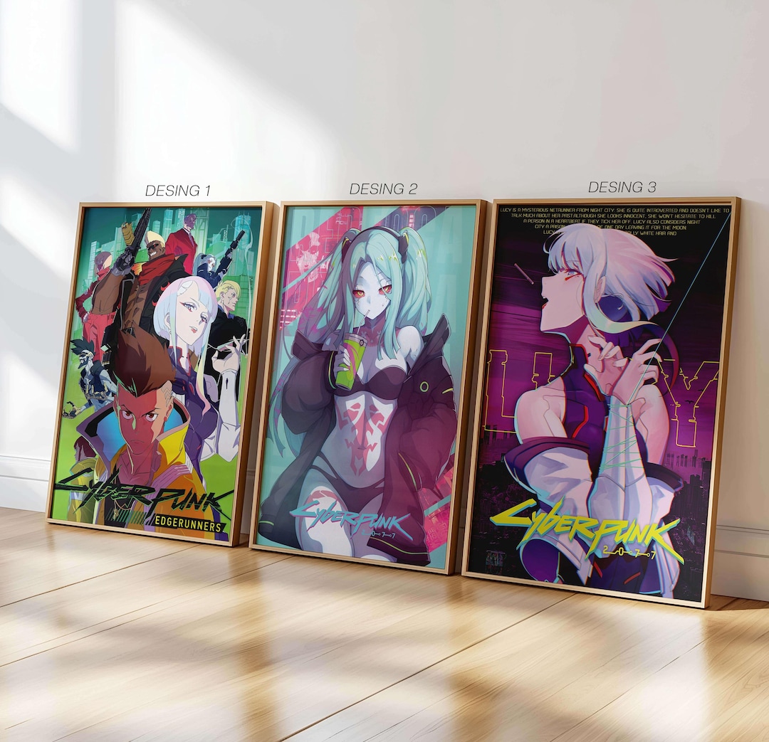 Epic Art Poster Cyberpunk | Anime Poster Gift | Tv Show Poster | Wall ...