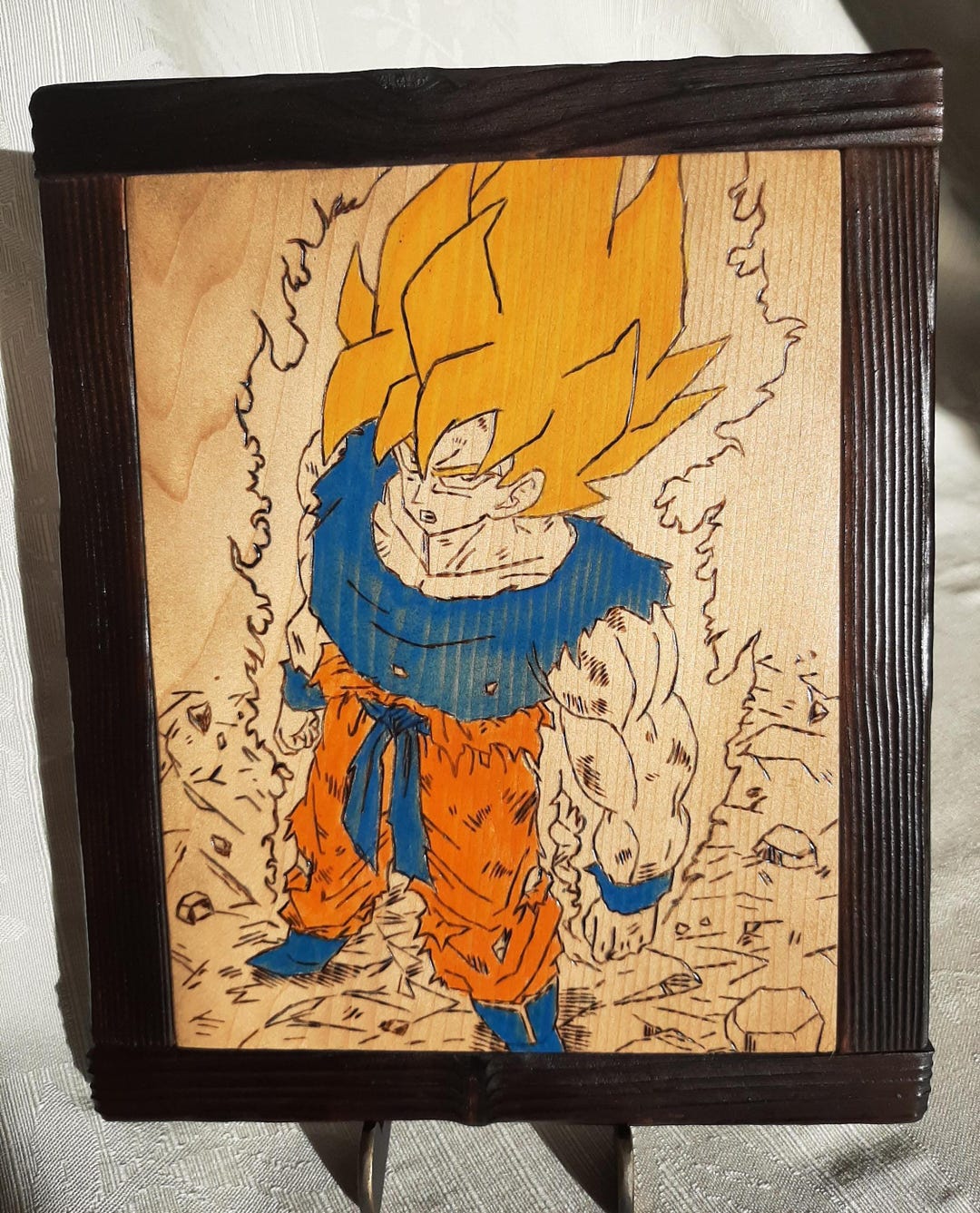 Dragon Ball Z - Goku "birth of a Super Saiyan" - Etsy