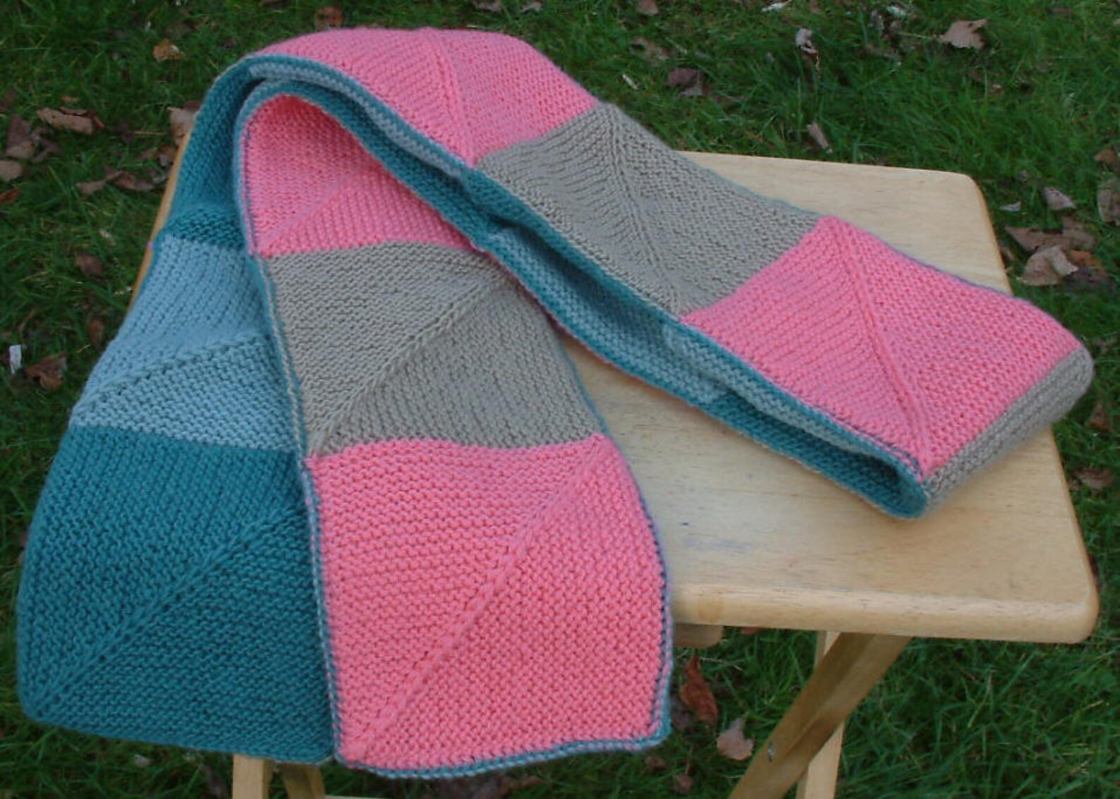 Reversible Patchwork Scarf Pattern - Etsy