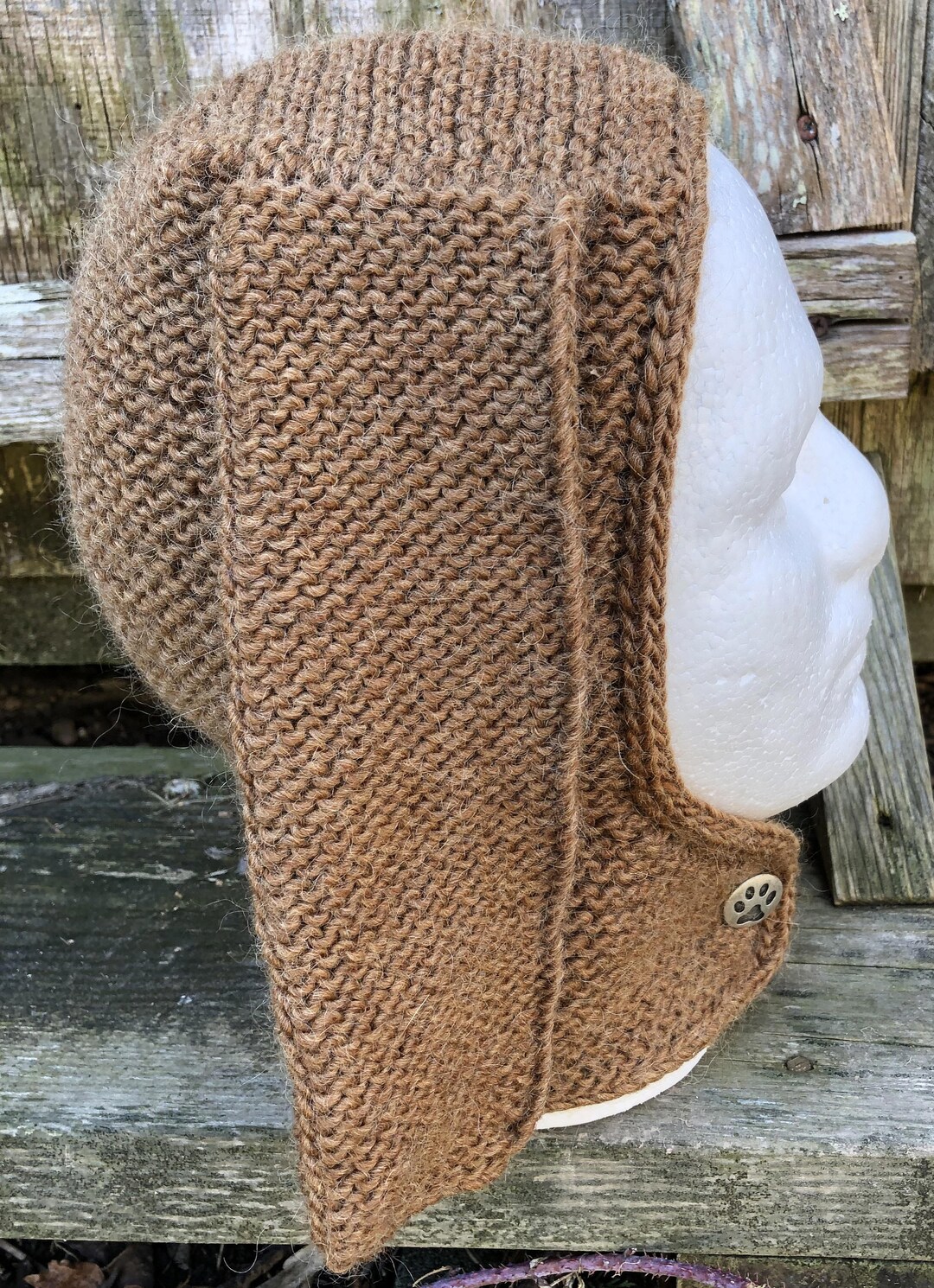 Wool and Mohair Bunny Ear Hood - Etsy