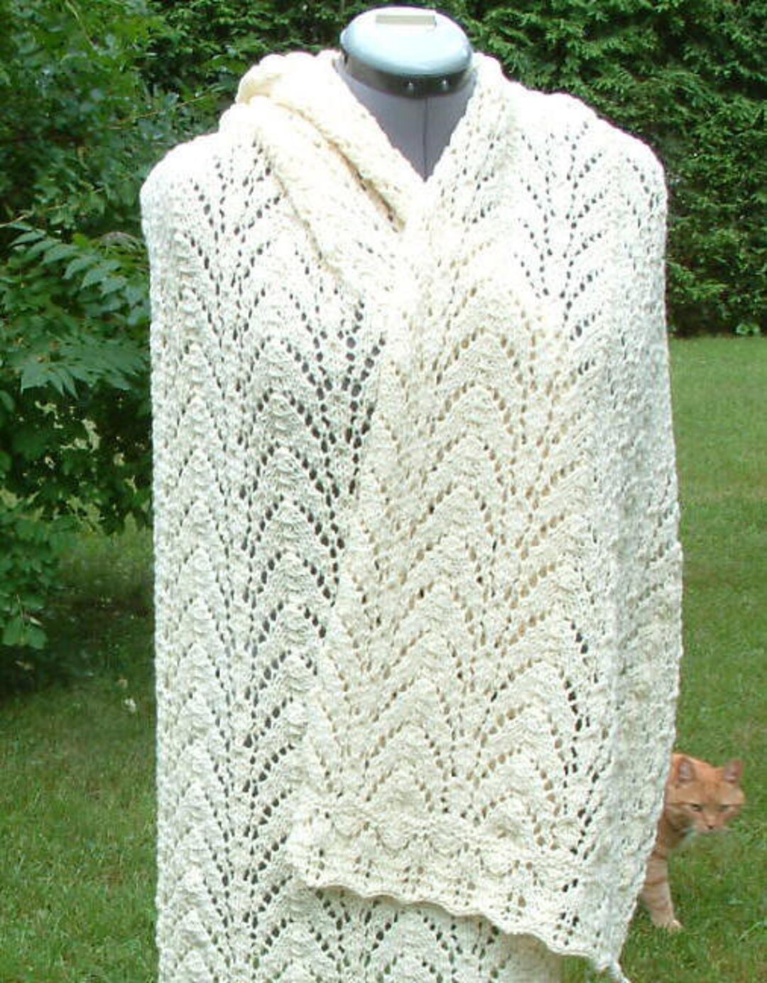 Cathedral Arches Prayer Shawl Pattern - Etsy