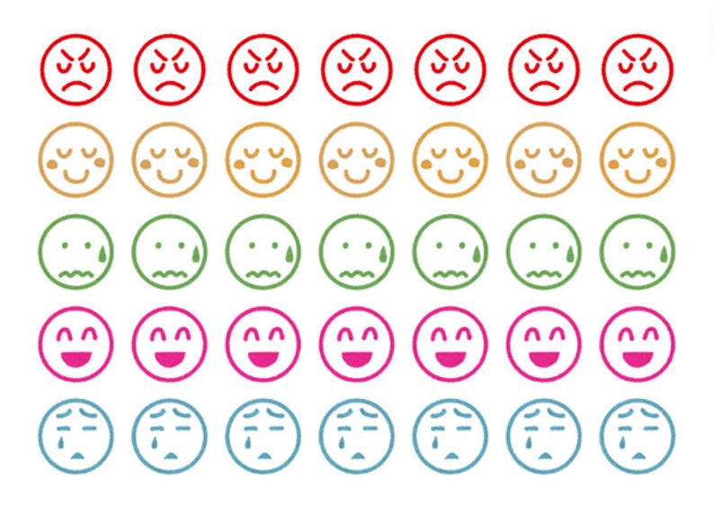Kids Emotion Sheet/ Emotion Tracker/ Emotional Intelligence/ Kids ...