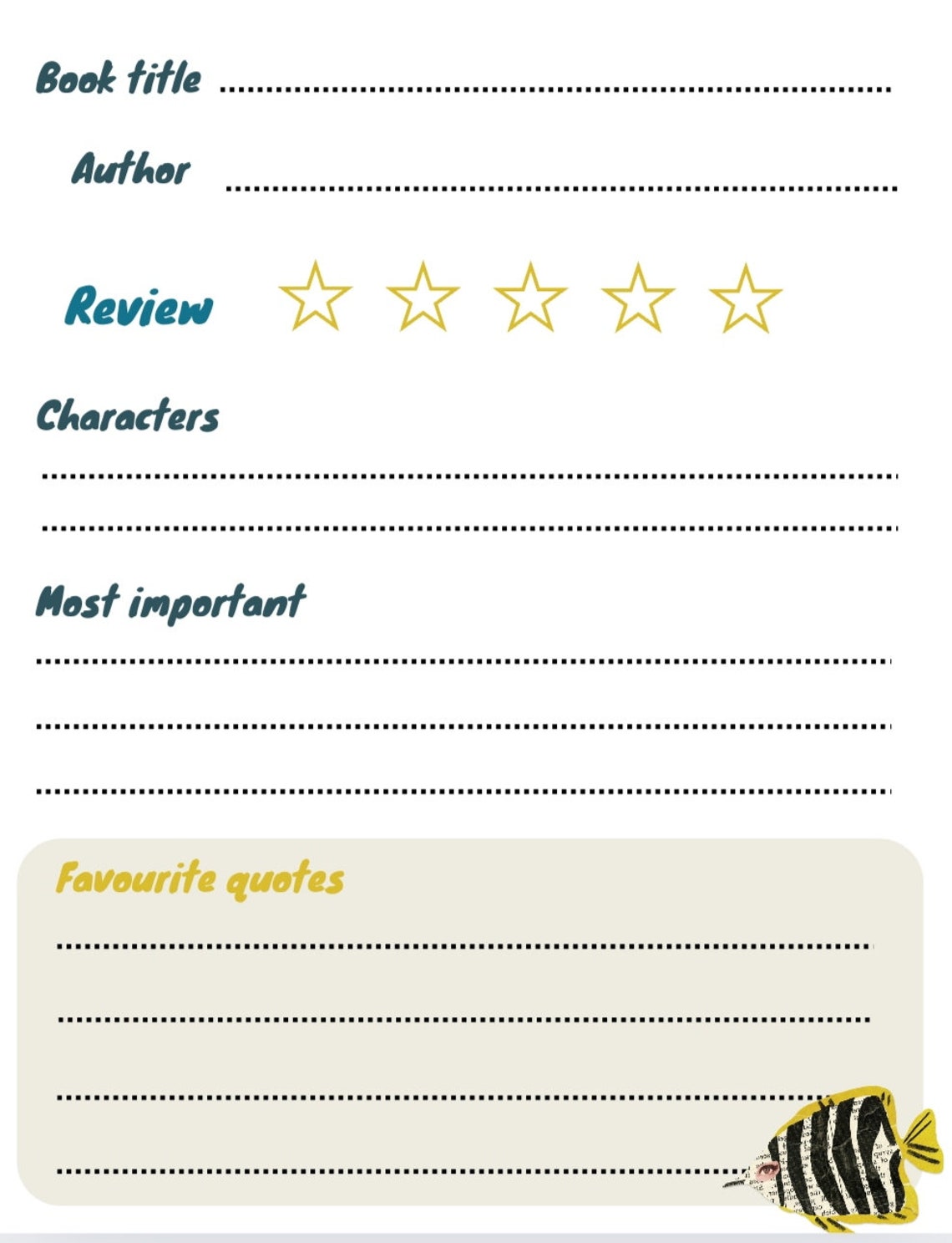 Student Reading Log Printable/ Reading Tracker/ Book List/ Student ...