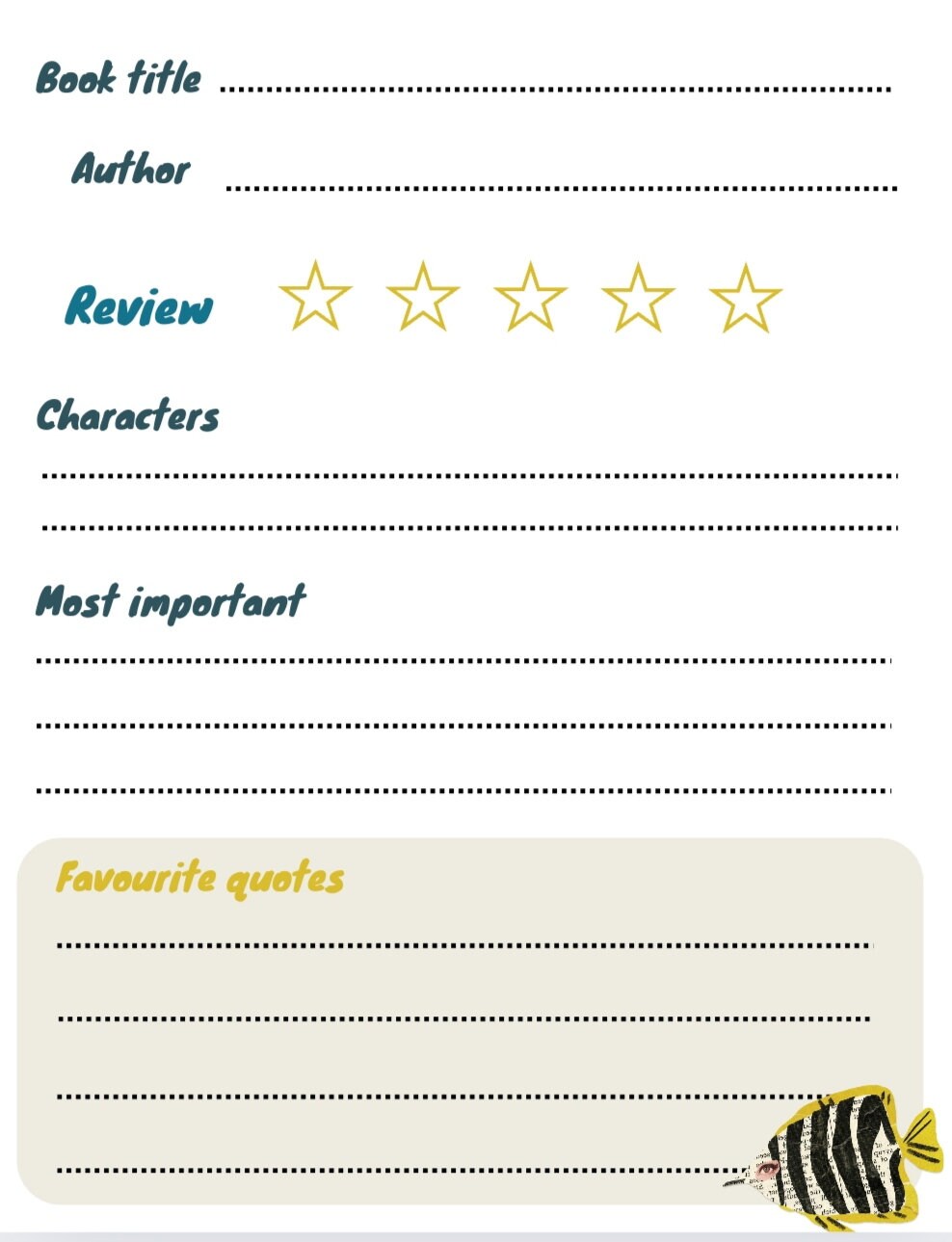 Student Reading Log Printable/ Reading Tracker/ Book List/ Student ...