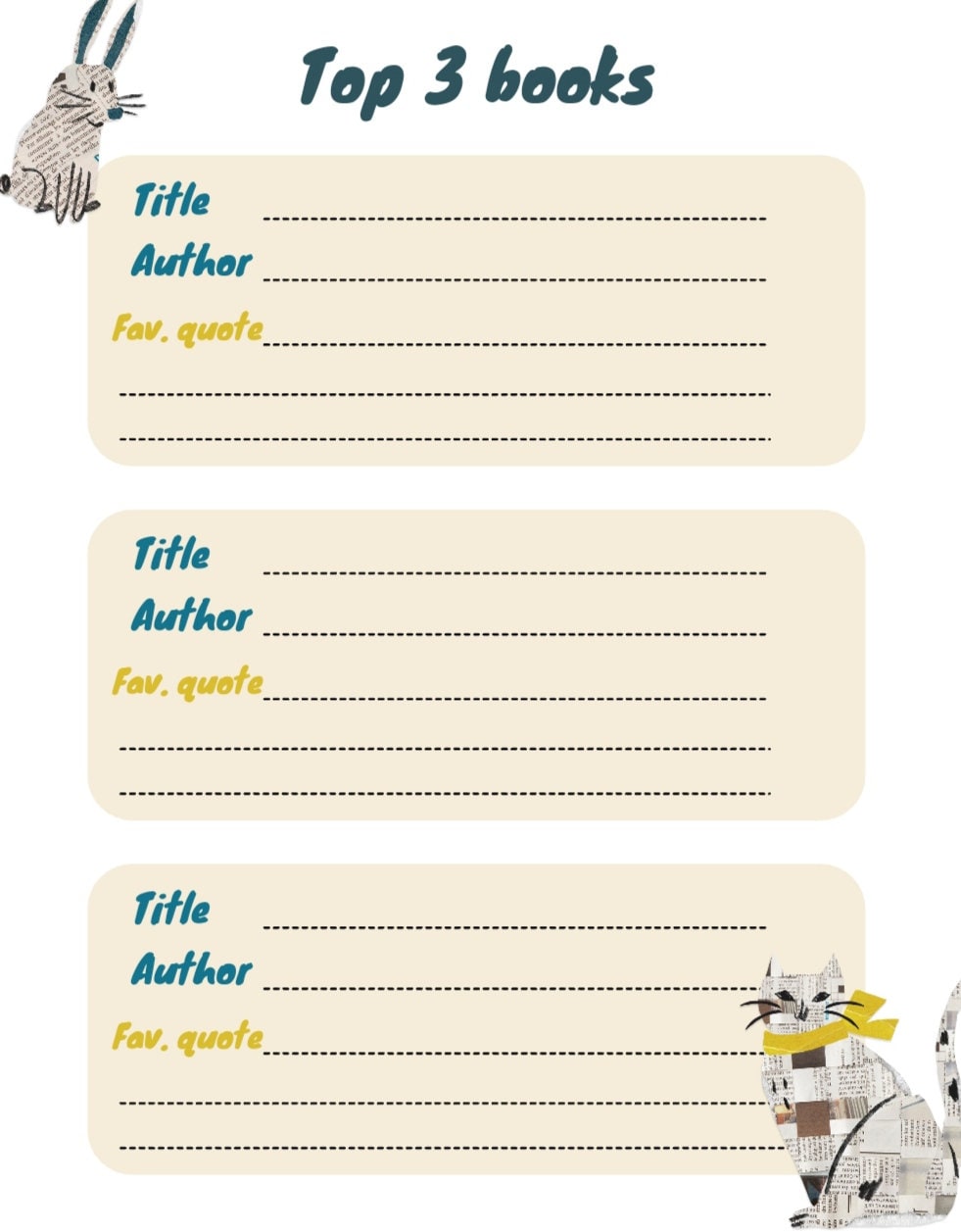 Student Reading Log Printable/ Reading Tracker/ Book List/ Student ...