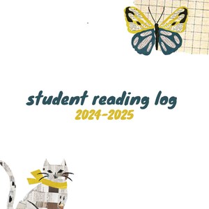 Student Reading Log Printable/ Reading Tracker/ Book List/ Student ...