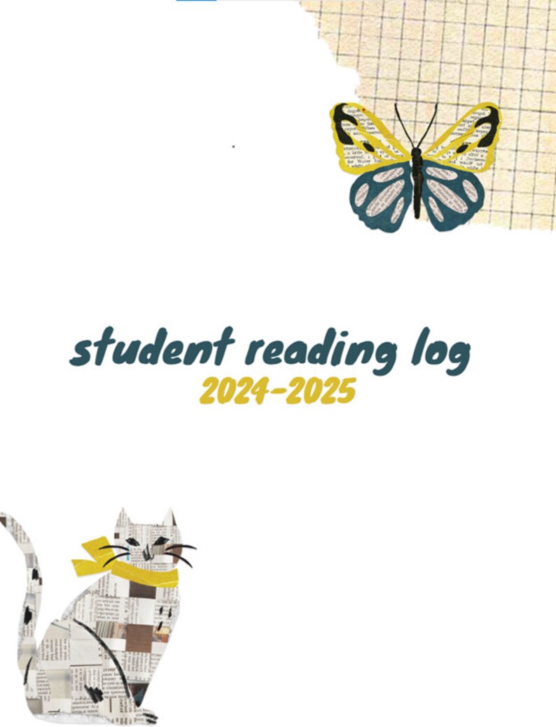 Student Reading Log Printable/ Reading Tracker/ Book List/ Student ...