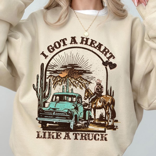 Retro Country Crewneck - Etsy UK