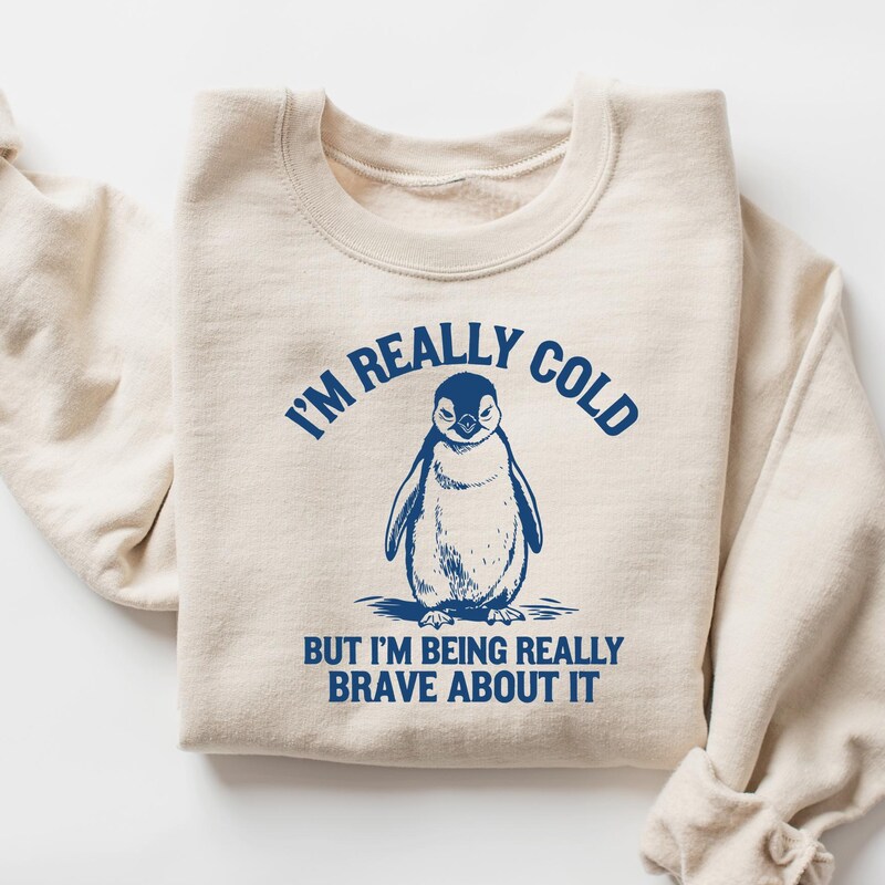 Im Really Cold Sweatshirt - Etsy