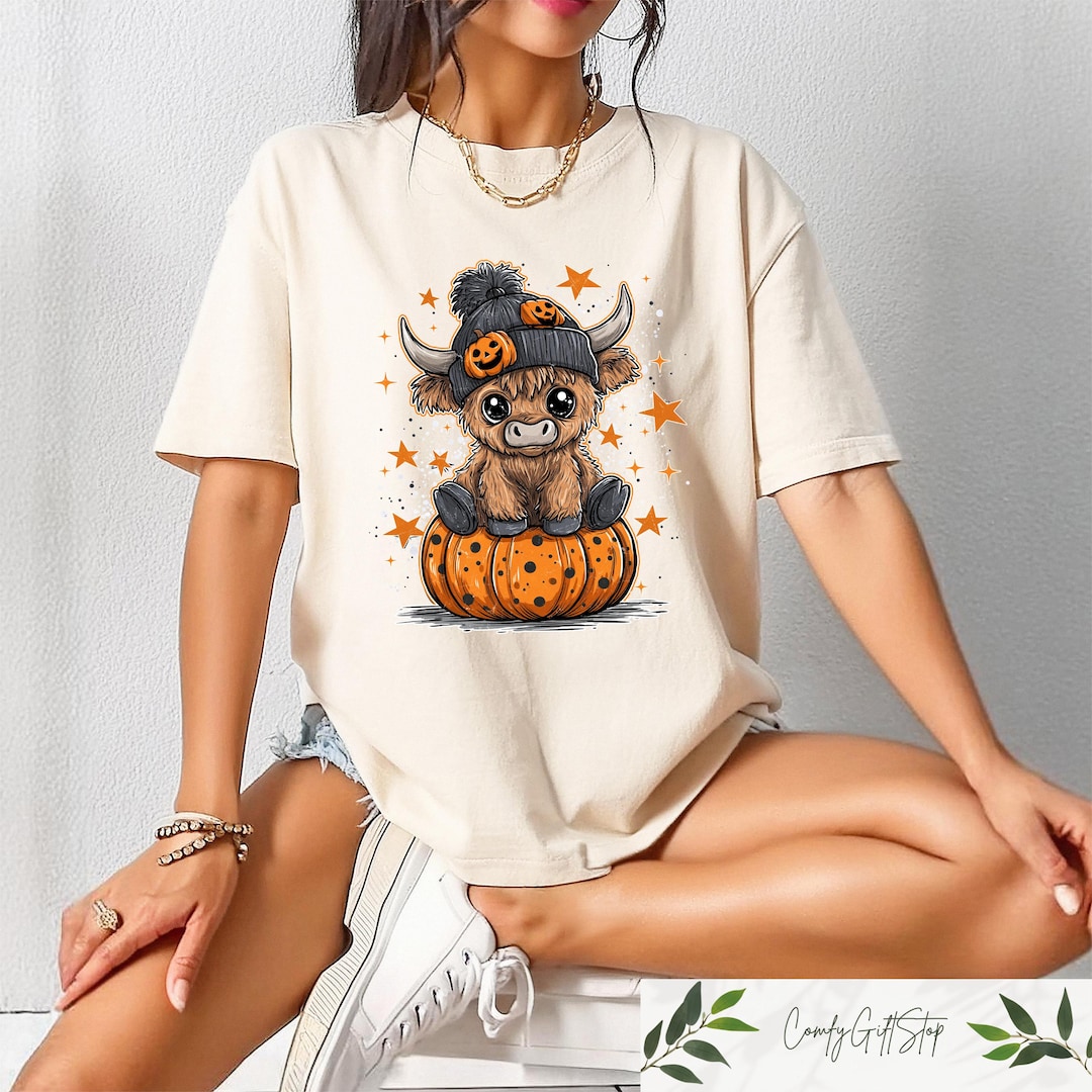 Moo I Mean Boo Shirt, Funny Fall Pumpkin Cow Tshirt, Retro Halloween ...