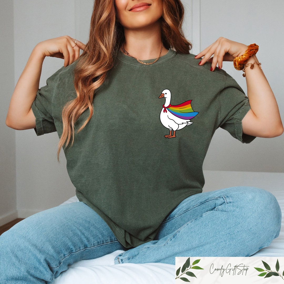 LGBT Silly Goose Tshirt, Pride Silly Goose University Shirt, LGBT ...