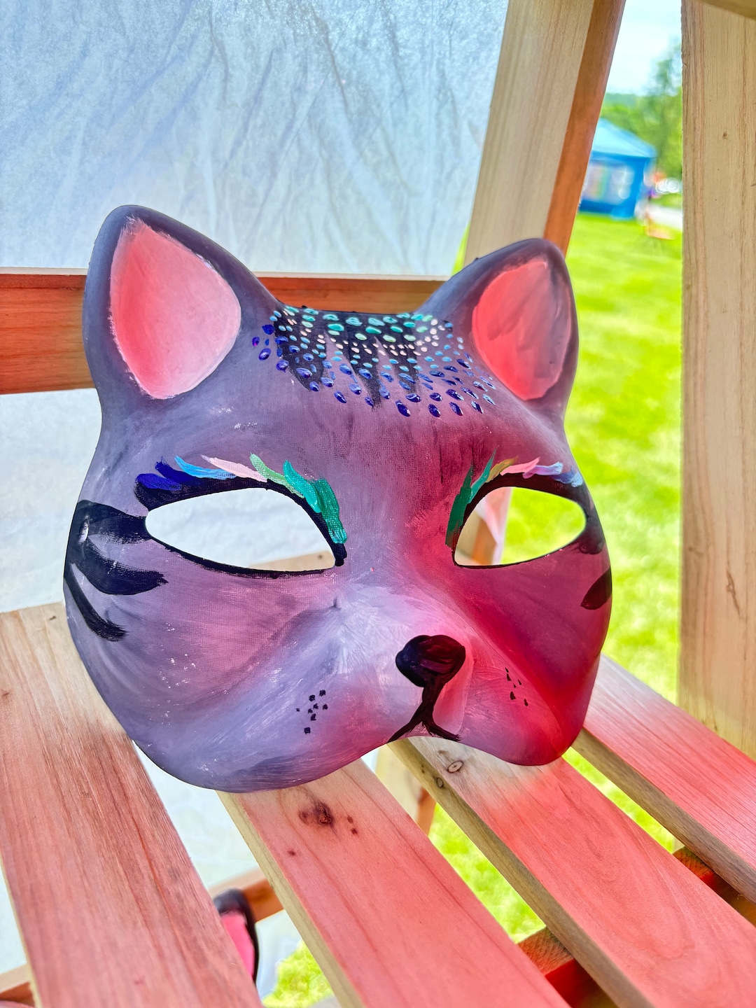 Hand Painted Without Felt, Therian Mask Commissions - Etsy