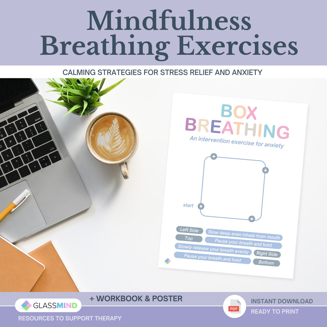 Mindfulness Breathing Exercises for Anxiety and Stress Relief, Calming ...