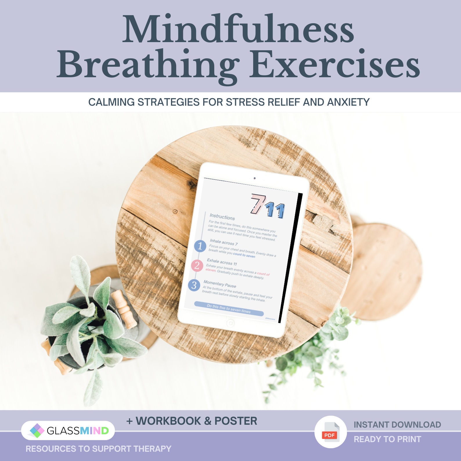 Mindfulness Breathing Exercises for Anxiety and Stress Relief, Calming ...