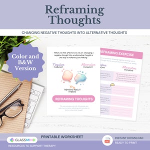 Reframing Thoughts for Blaming, Emotional Reasoning and Jumping to ...