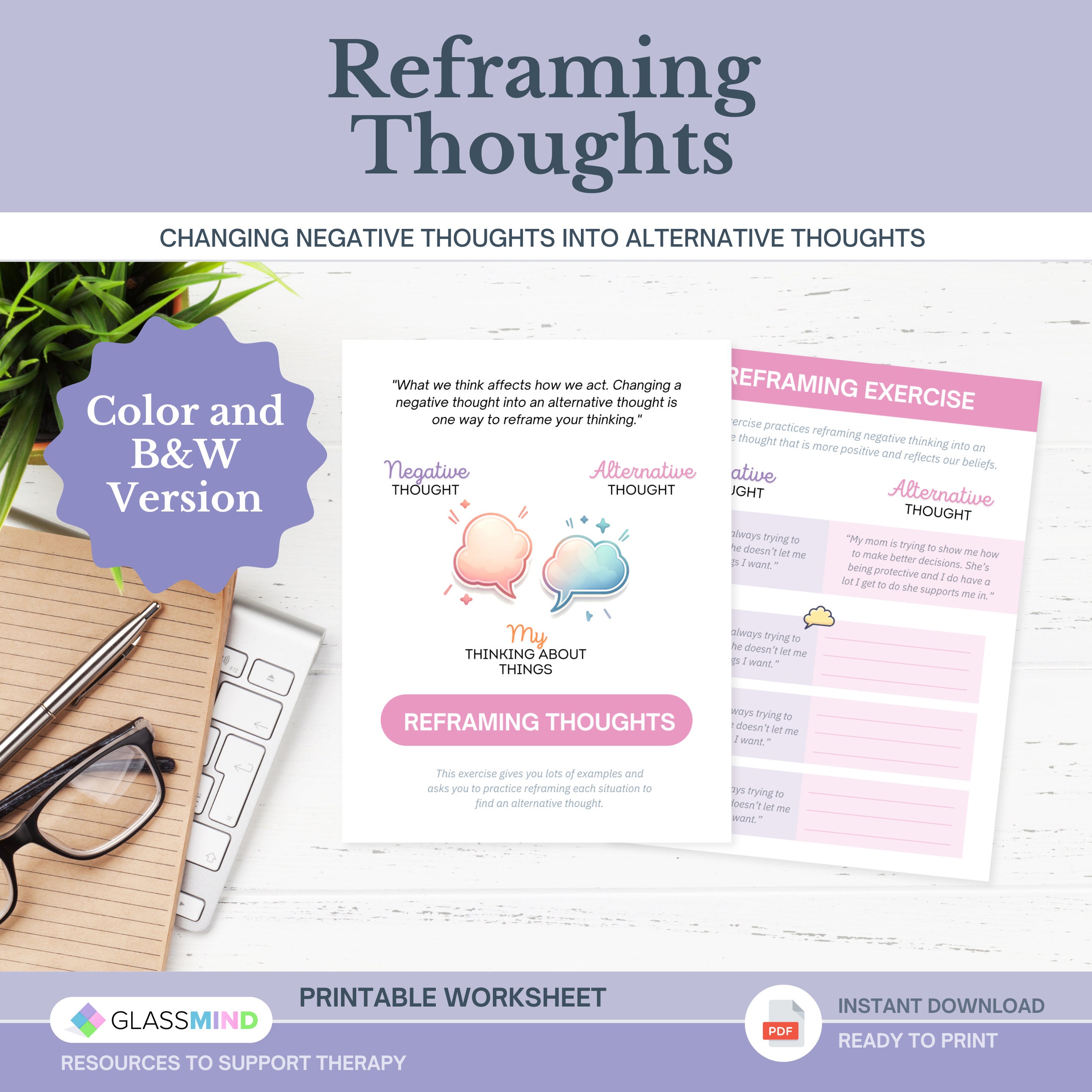 Reframing Thoughts for Blaming, Emotional Reasoning and Jumping to ...