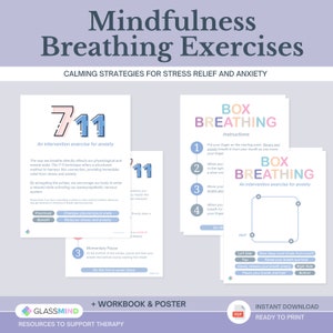 Mindfulness Breathing Exercises for Anxiety and Stress Relief, Calming ...