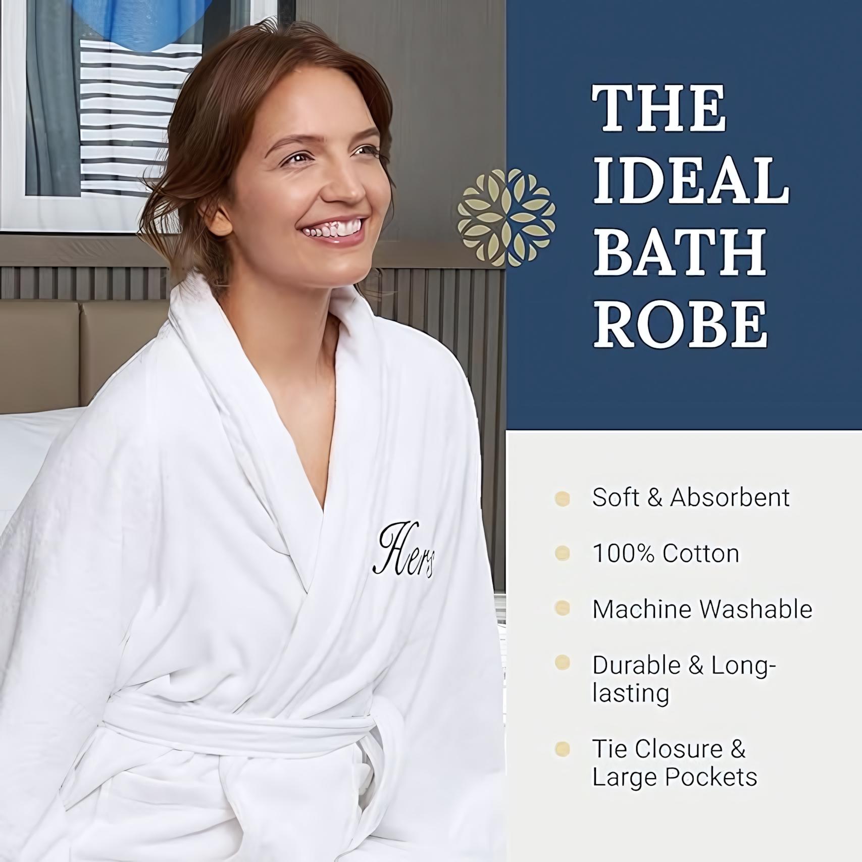 King and Queen Robes Personalized Bathrobes Velour | Custom Robes ...