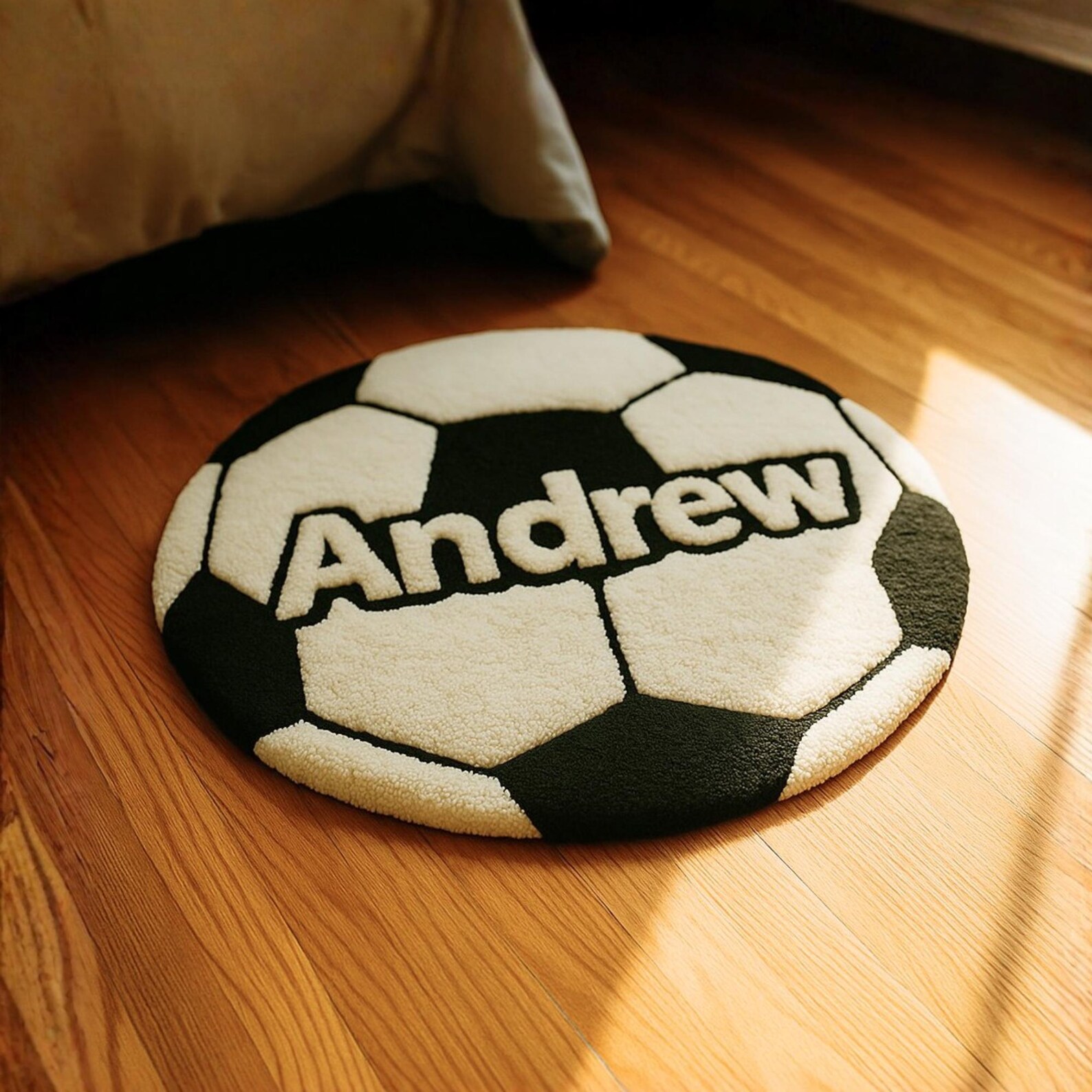 Soccer Custom Tufted Rug Personalized Soccer Gift for Player Senior ...
