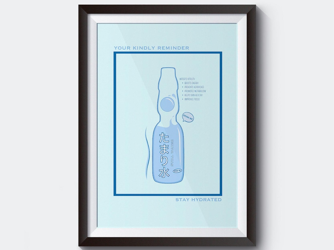 Stay Hydrated - Motivational Printable Poster - Etsy